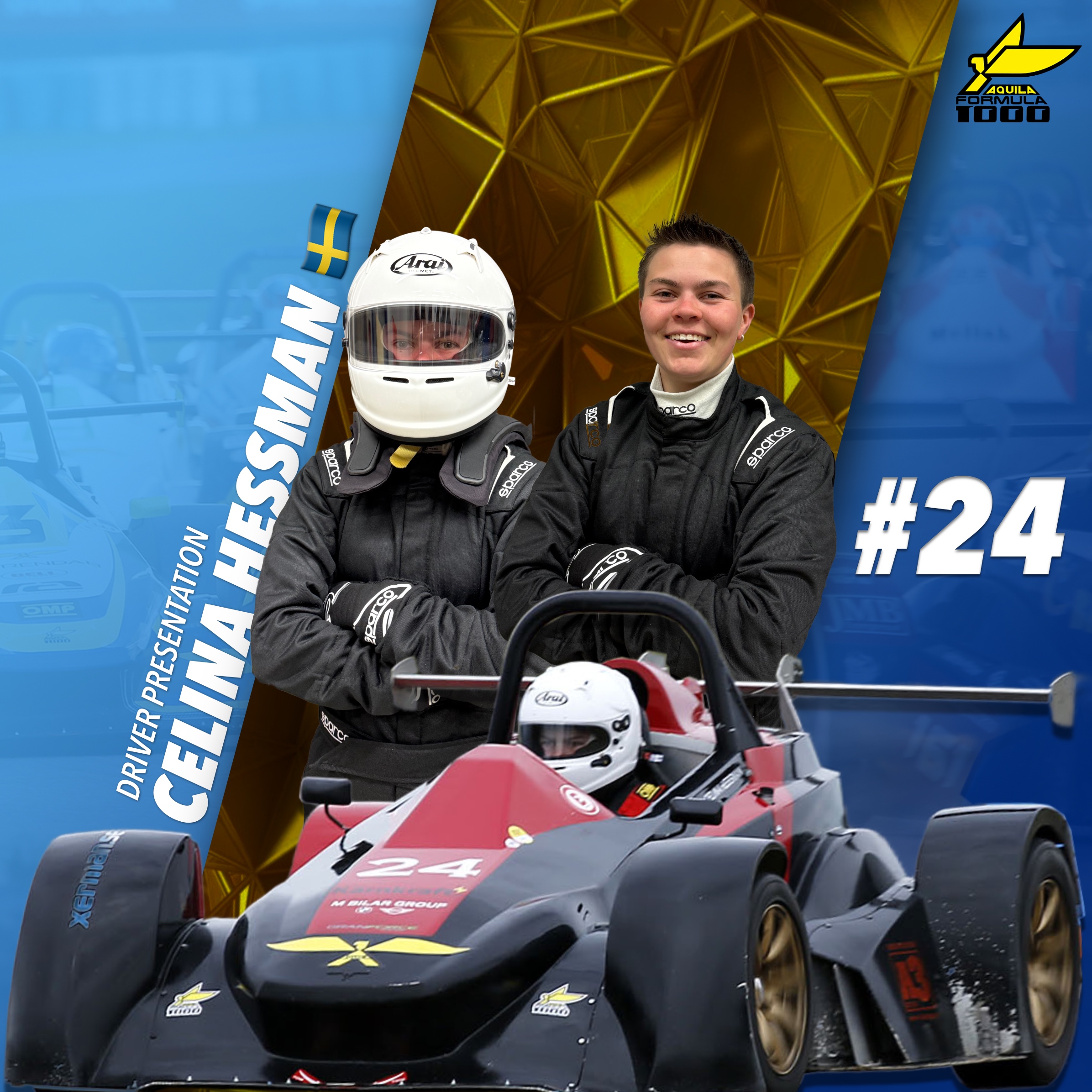 📣 Driver Presentation - 🇸🇪 Celina Hessman - Aquila Racing