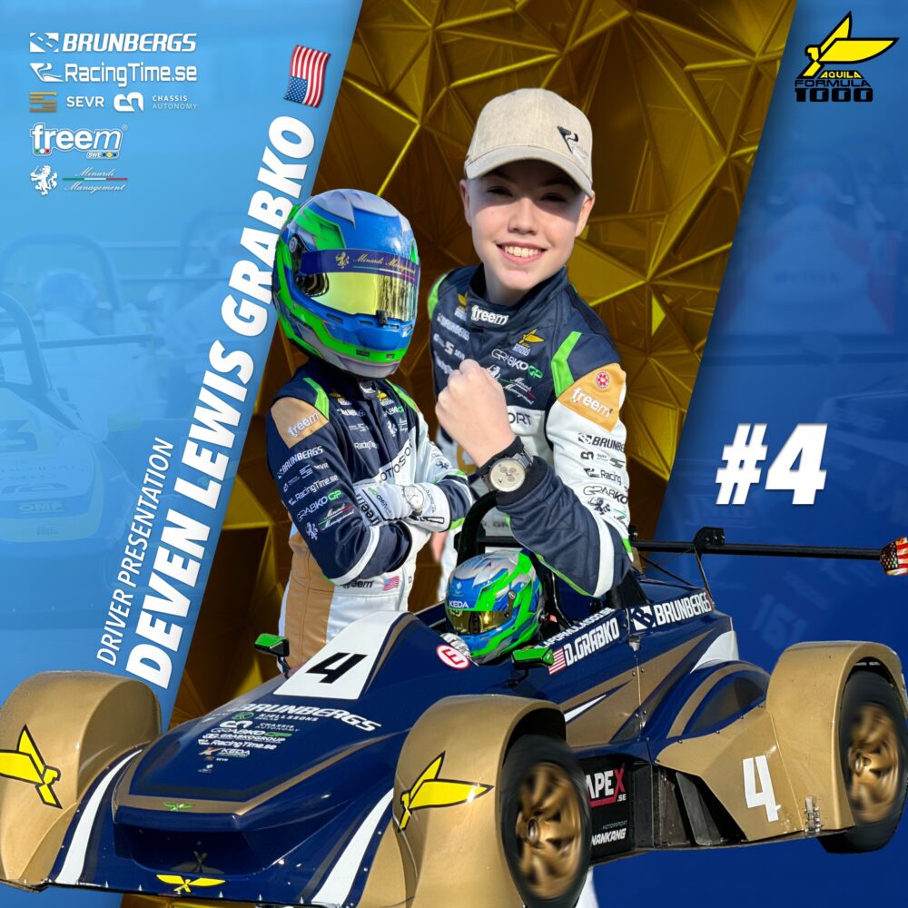 📣 Driver Presentation - 🇺🇸 Deven Lewis Grabko - Aquila Racing