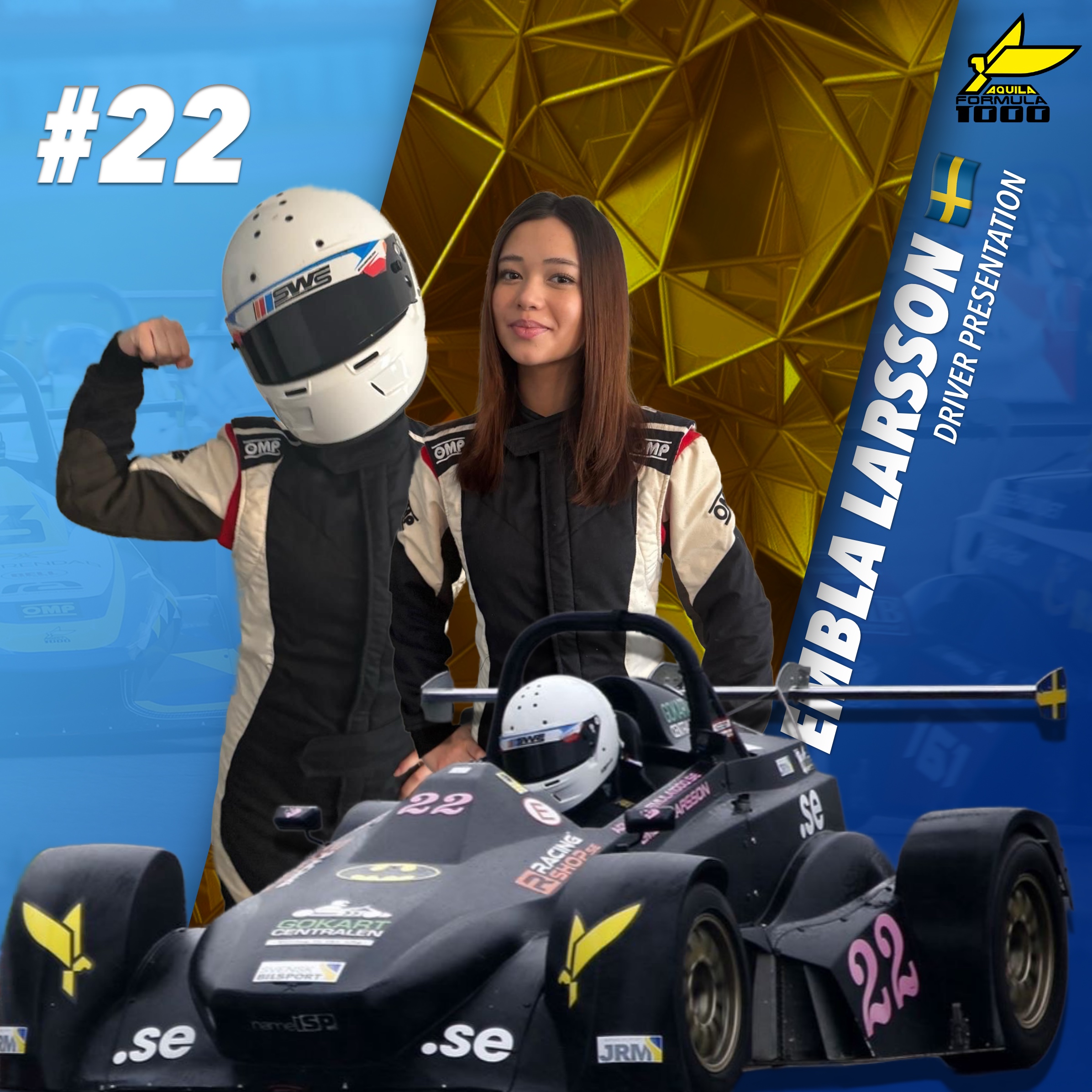 📣 Driver Presentation - 🇸🇪 Embla Larsson - Aquila Racing