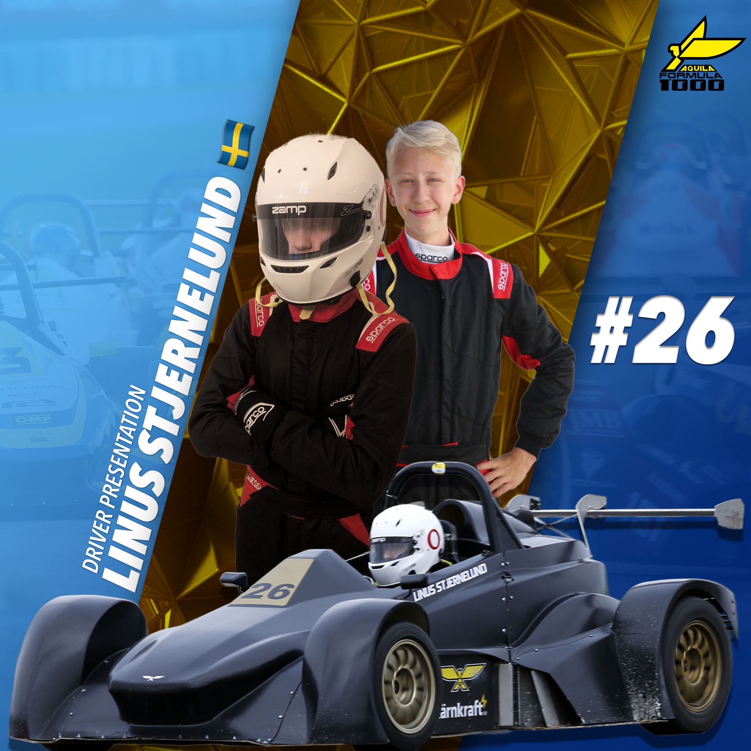 📣 Driver Presentation - 🇸🇪 Linus Stjernelund - Aquila Racing