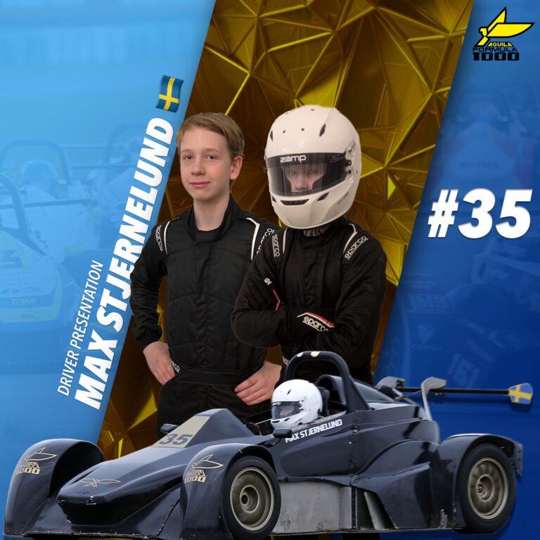 📣 Driver Presentation - 🇸🇪 Max Stjernelund - Aquila Racing